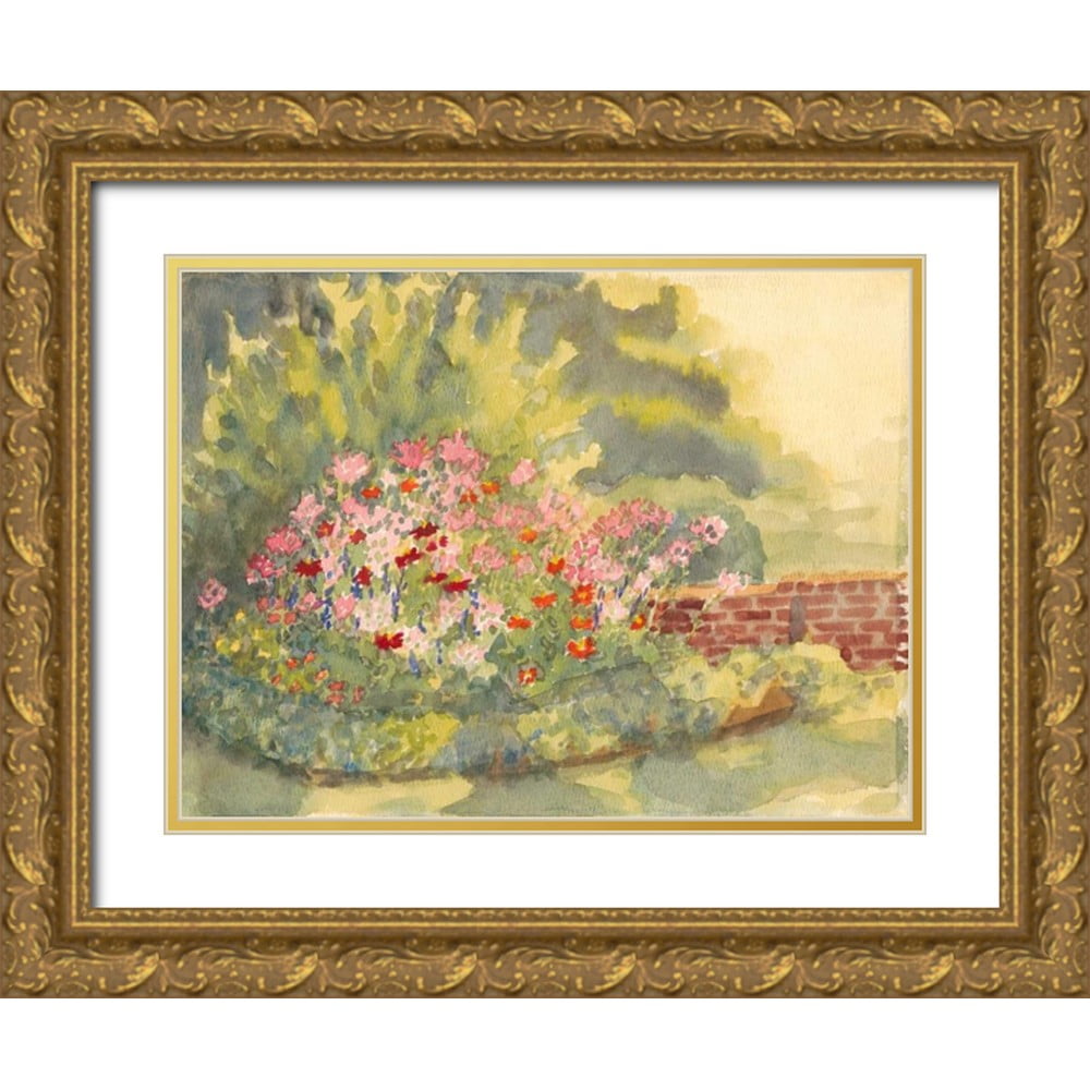 Miller, Dianne 14x12 Gold Ornate Wood Framed with Double Matting Museum ...