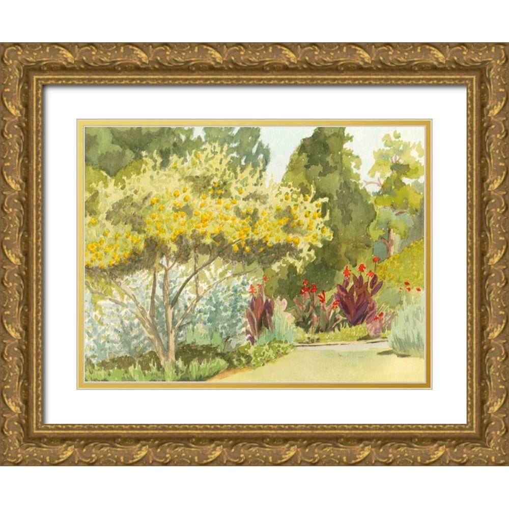 Miller, Dianne 18x15 Gold Ornate Wood Framed with Double Matting Museum ...