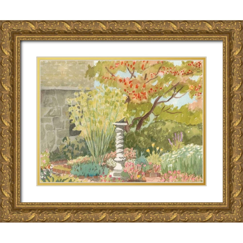 Miller, Dianne 18x15 Gold Ornate Wood Framed with Double Matting Museum ...