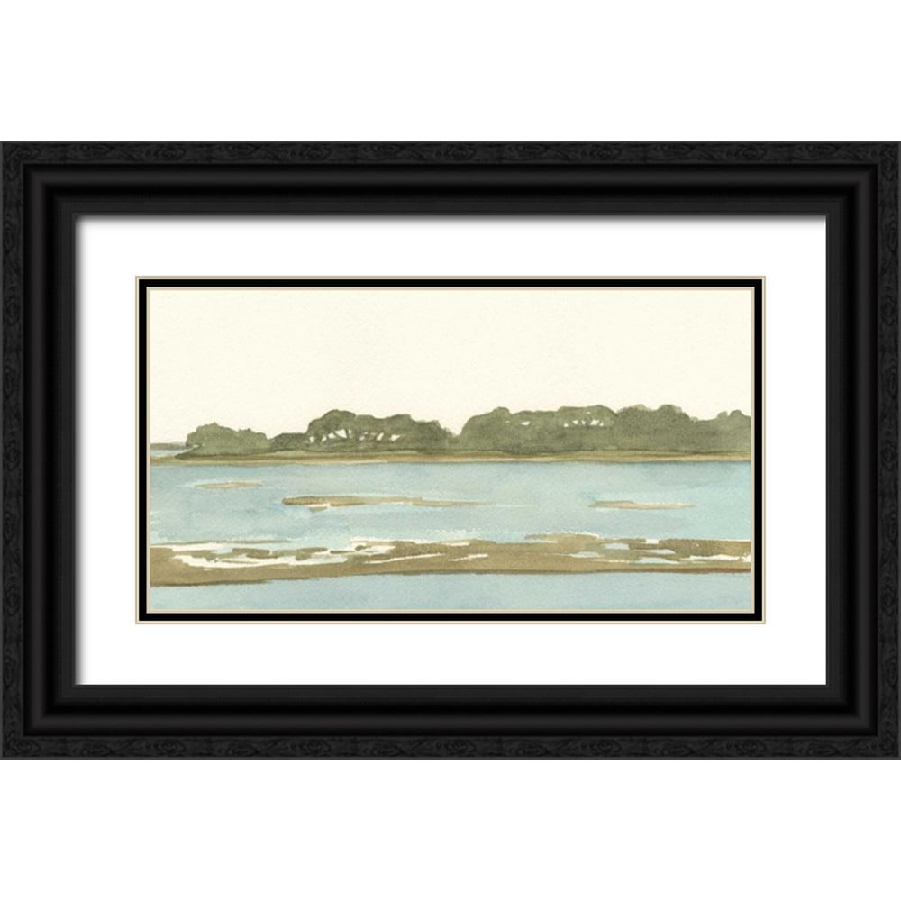 Miller, Dianne 32x19 Black Ornate Wood Framed with Double Matting ...