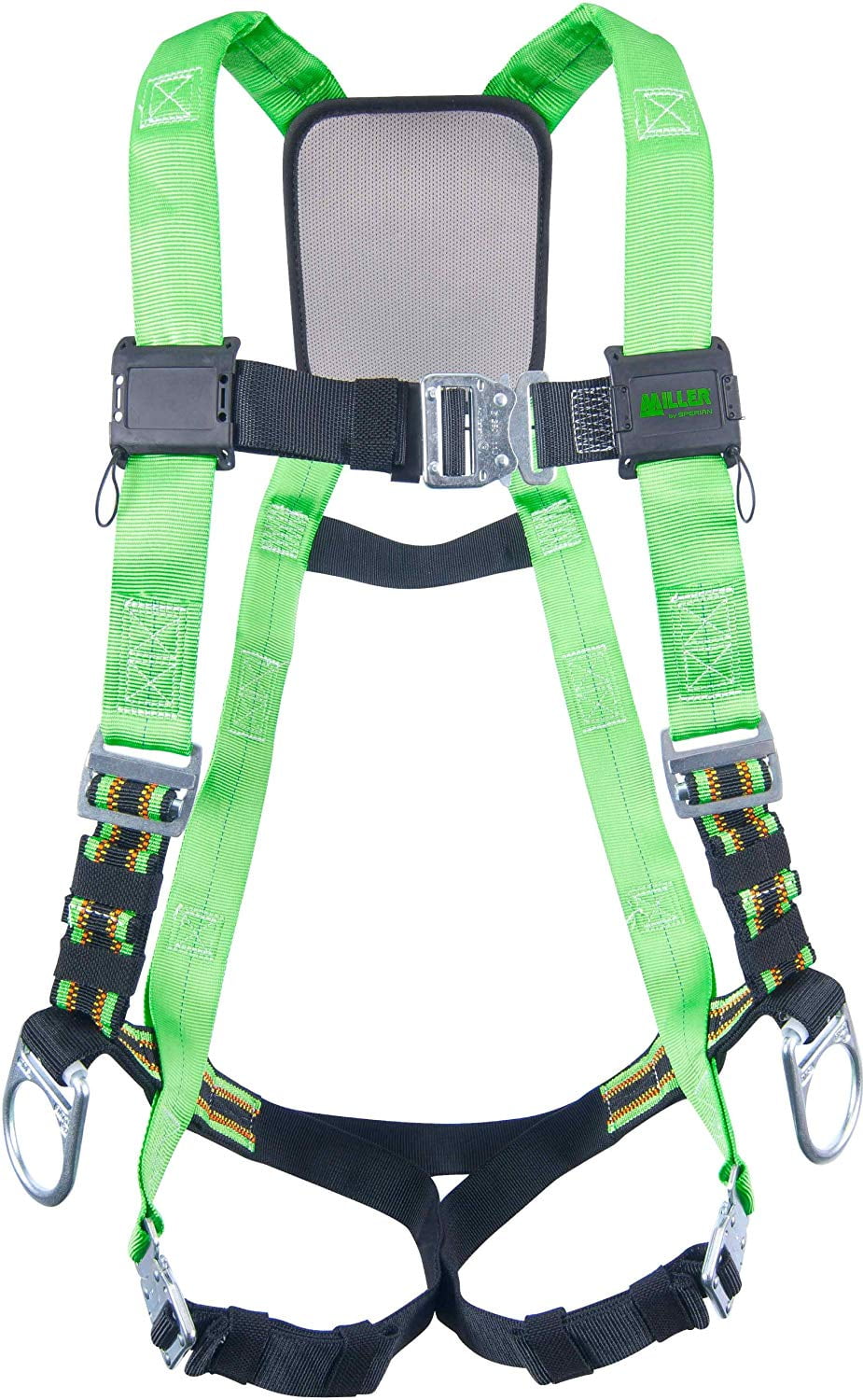 Miller DuraFlex PythonÂ® Ultra Full-Body Safety Harness with Tubular ...