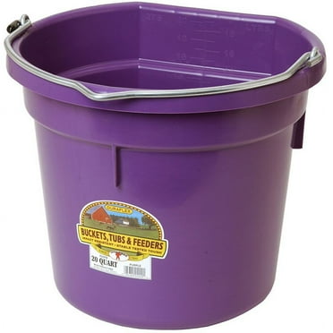 Little Giant 70 Quart Outdoor Muck Tub Utility Bucket with Handles ...