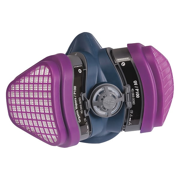 Miller Electric Half Mask Respirator Kit,S/M,Blue, Gray ML00997 ...