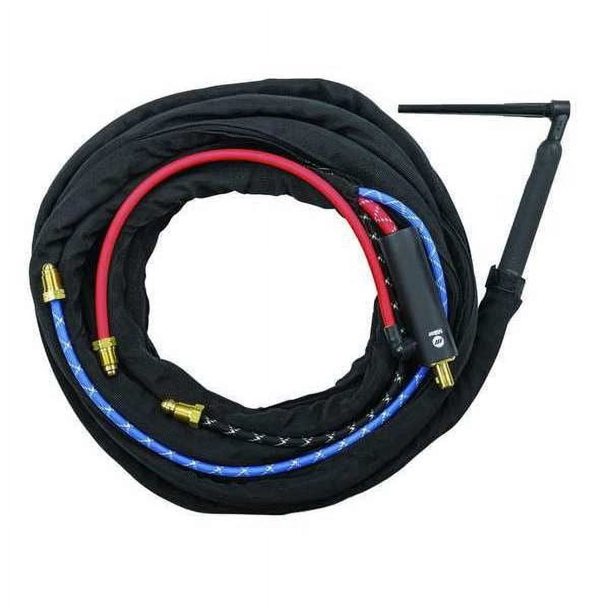 Miller Weldcraft W-375 Super Cool TIG Torch Kit, 25', Braided Rubber ...