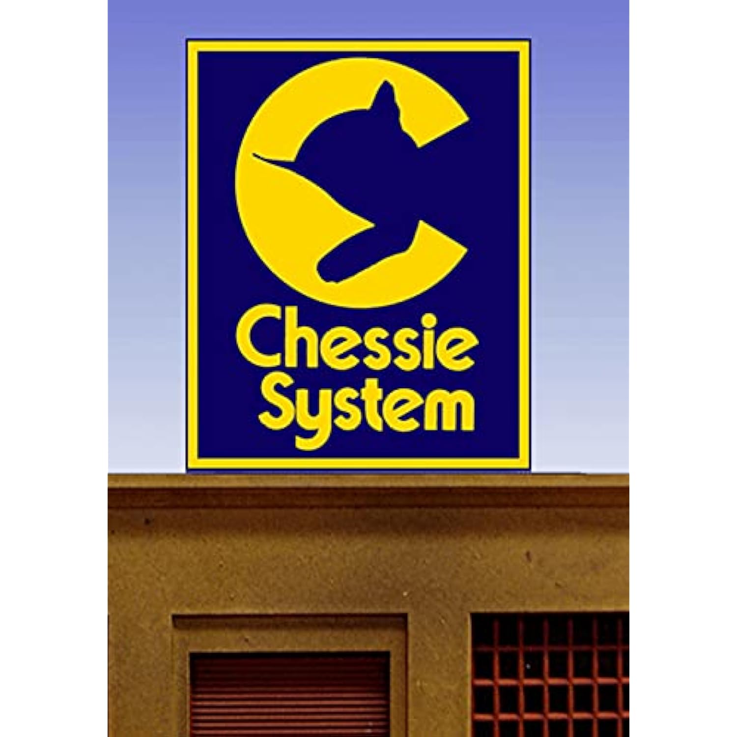 Miller Engineering Chessie Billboard SCAFOLDING Sign HO and N Scale ...