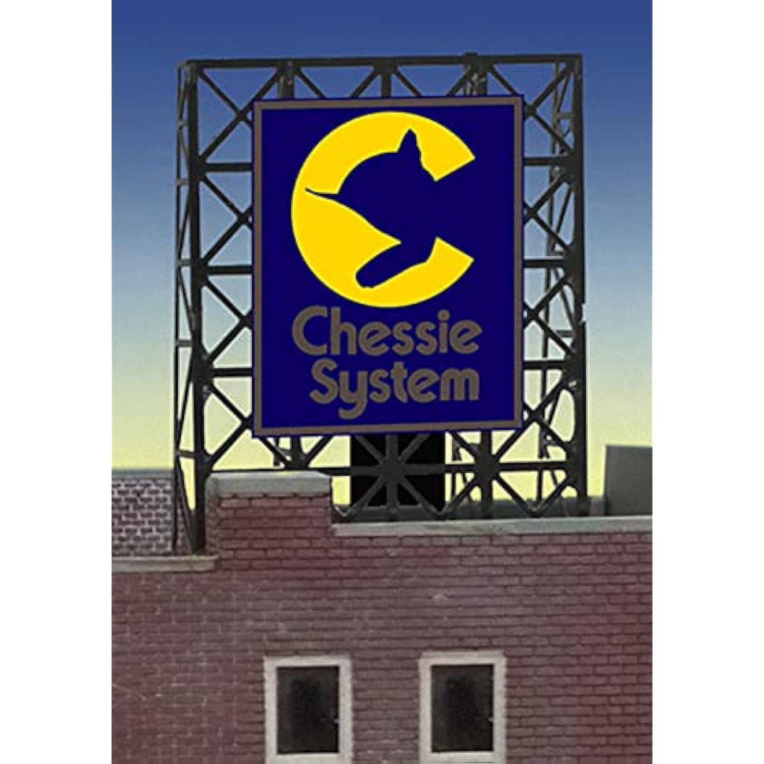 Miller Engineering Chessie Billboard SCAFOLDING Sign N and Z Scale ...