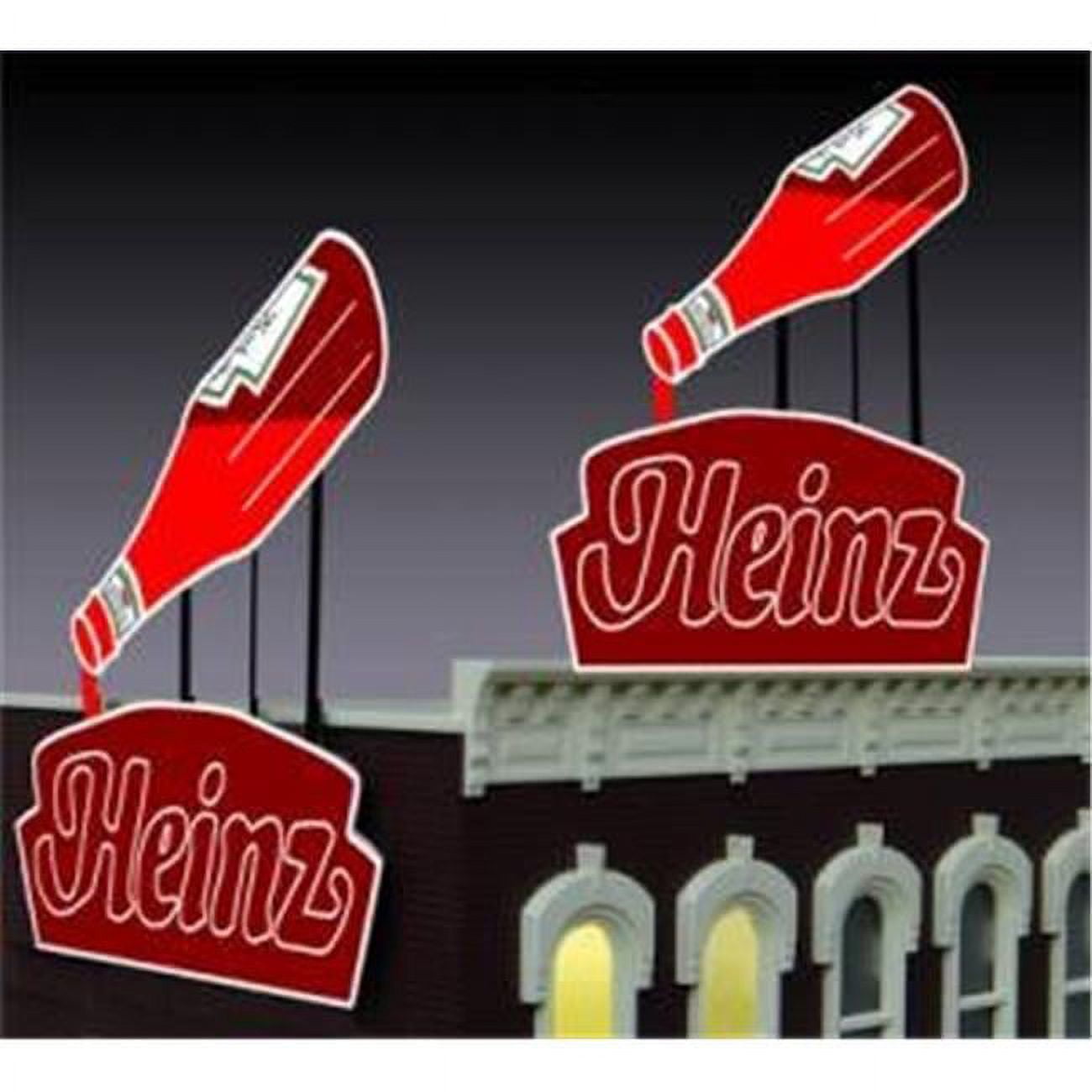 Miller Engineering MIE1081 Ho-O Heinz Ketchup Sign - Walmart.com