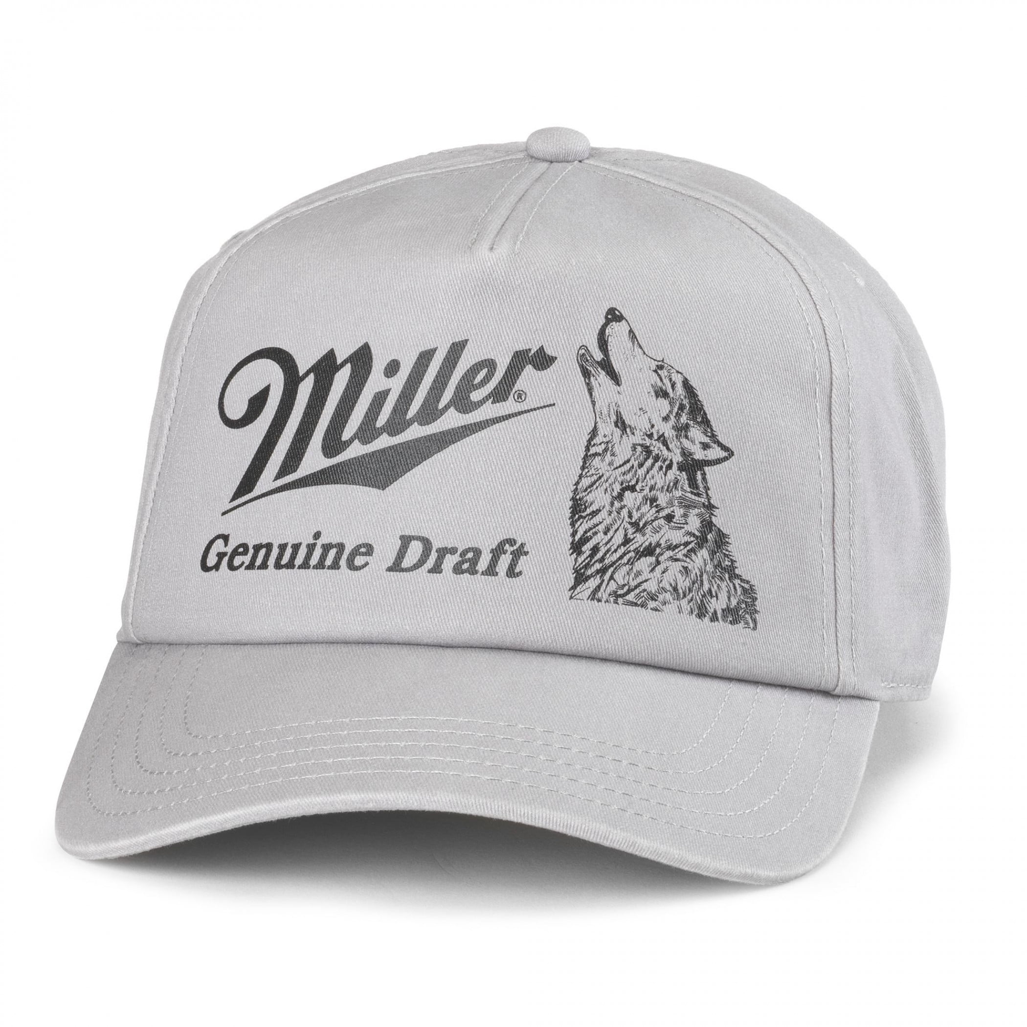 AMERICAN NEEDLE Unisex Miller Genuine Draft Walker Adjustable Snapback ...