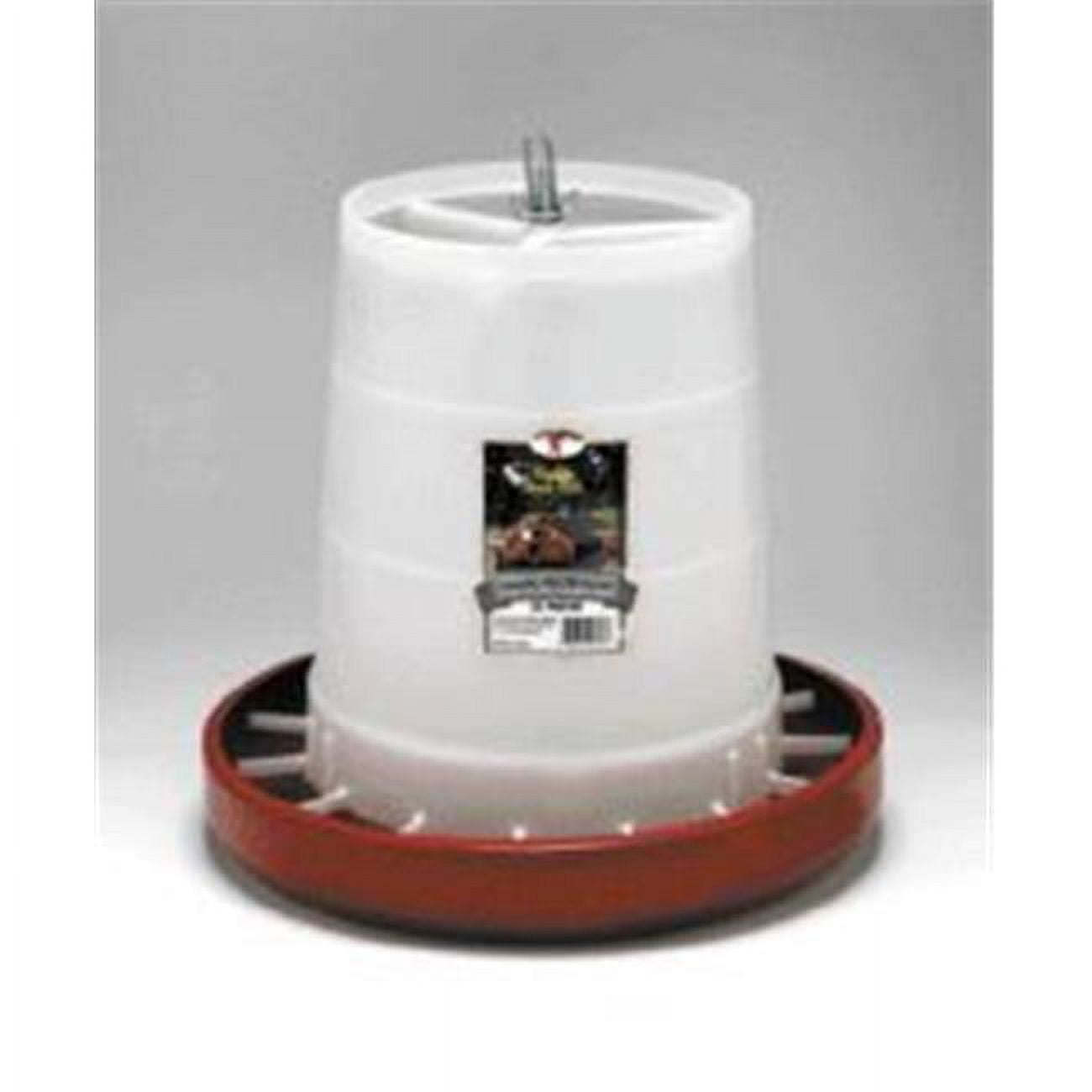 Miller Hanging Poultry Feeder White Red 22 Pound - PHF22 - Walmart.com