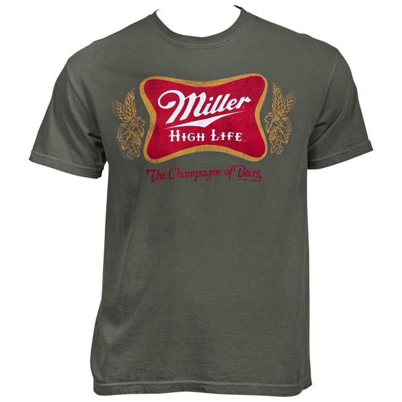 Miller High Life 804202-XL Miller High Life Logo Vintage Garment Wash T ...