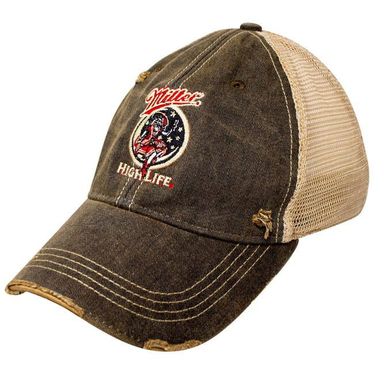 Miller High Life 809106 Girl in the Moon Adjustable Mesh Trucker Hat ...