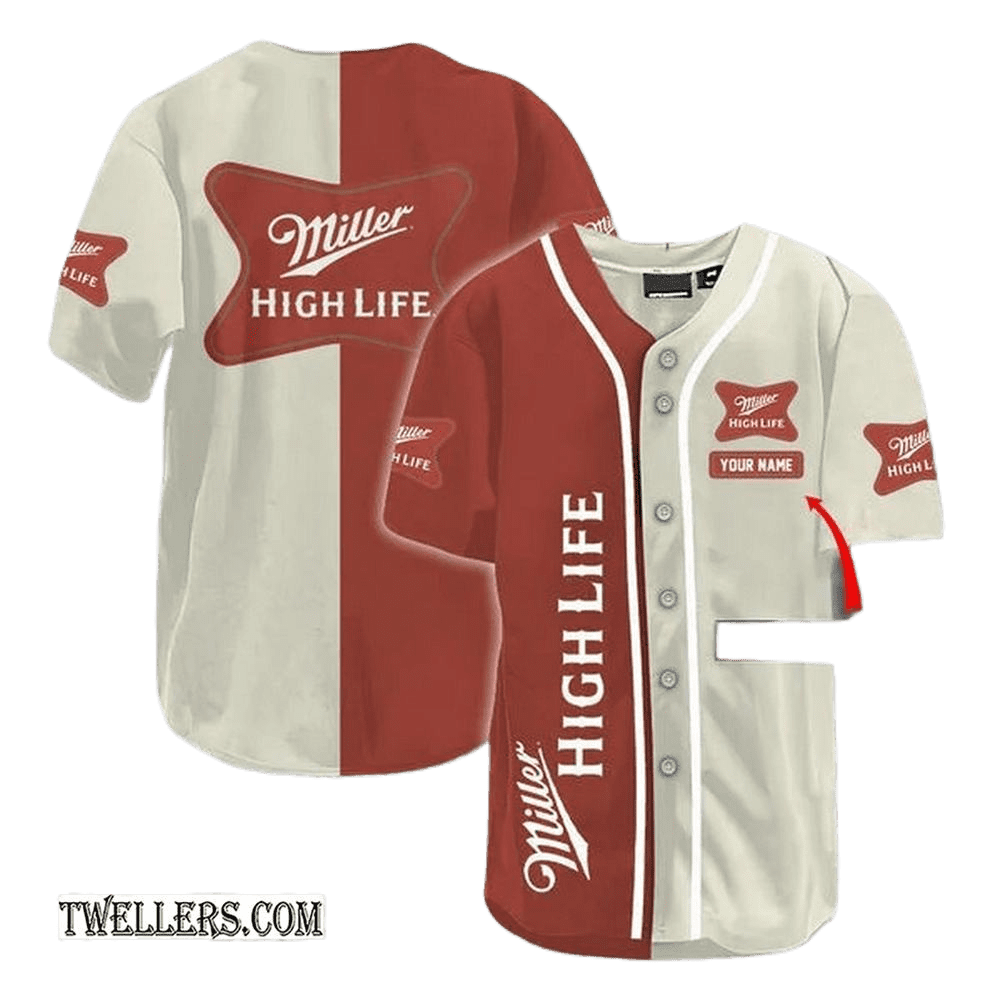 Miller High Life Baseball Jersey 927, Beer baseball jersey, coke ...