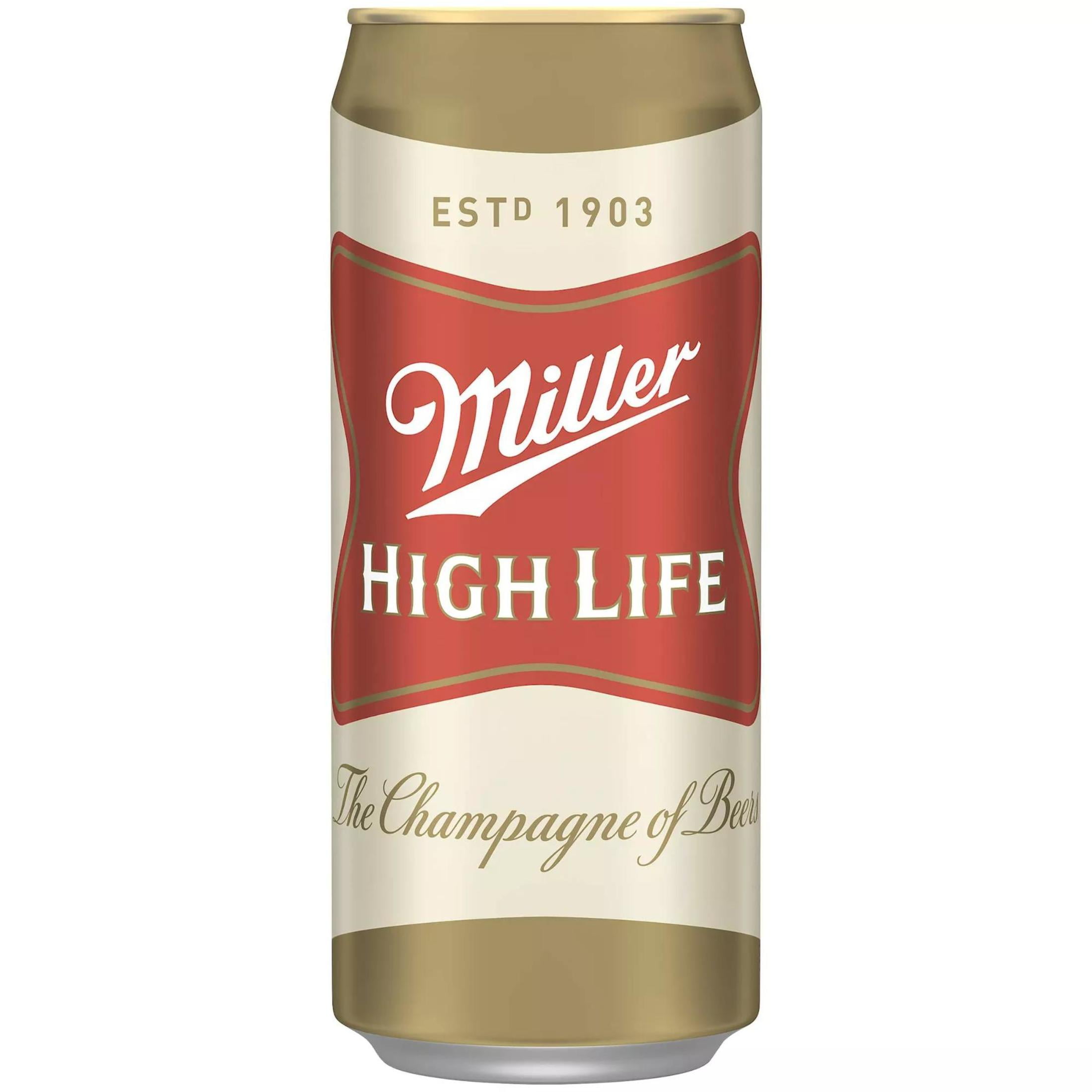 Miller High Life American Beer, 32 fl oz Aluminum Can, 4.6% ABV ...