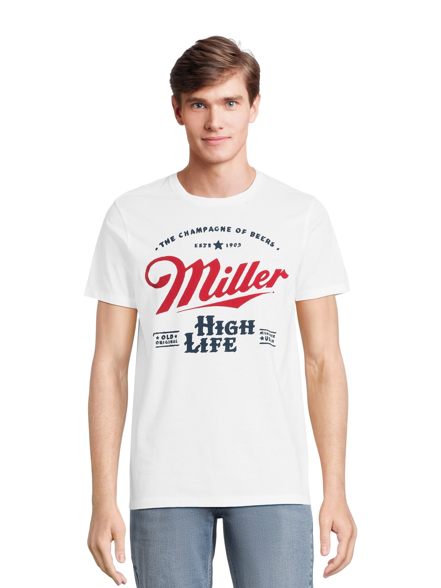 Miller High Life Men's Logo Graphic T-Shirt, Sizes XS-3XL - Walmart.com