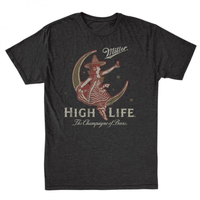 Miller High Life Miller High Life Girl in the Moon T-Shirt - Extra ...