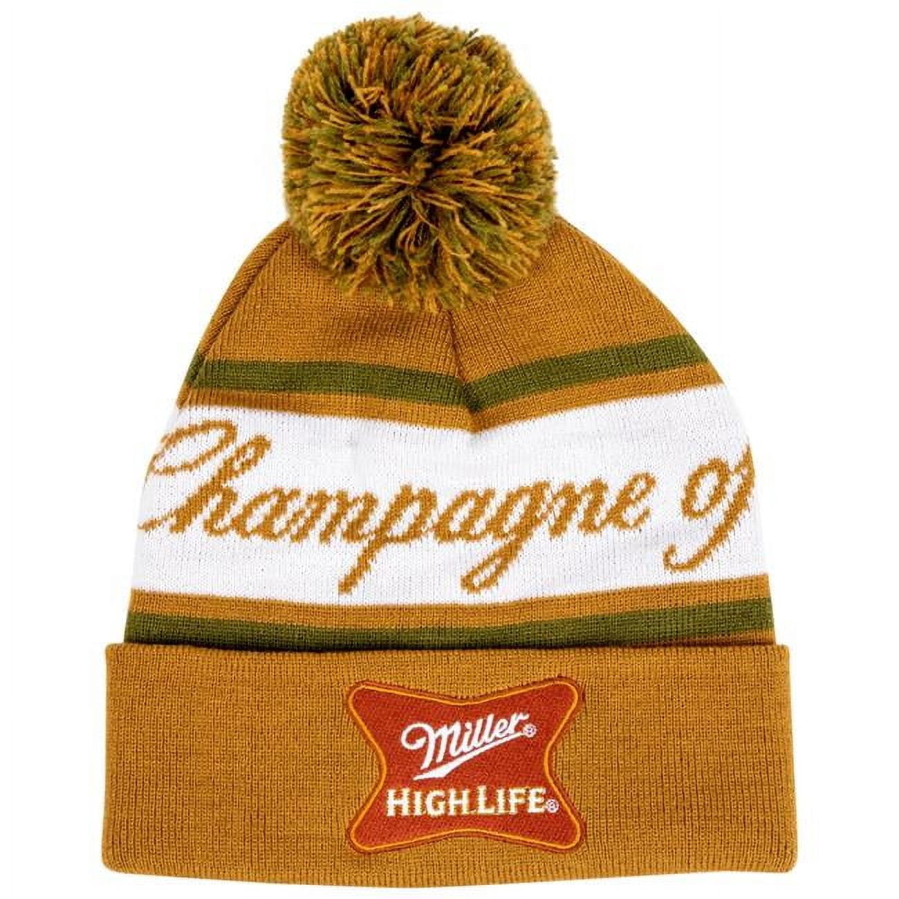 Miller High Life Miller High Life the Champagne of Beers Knit Cuffed ...