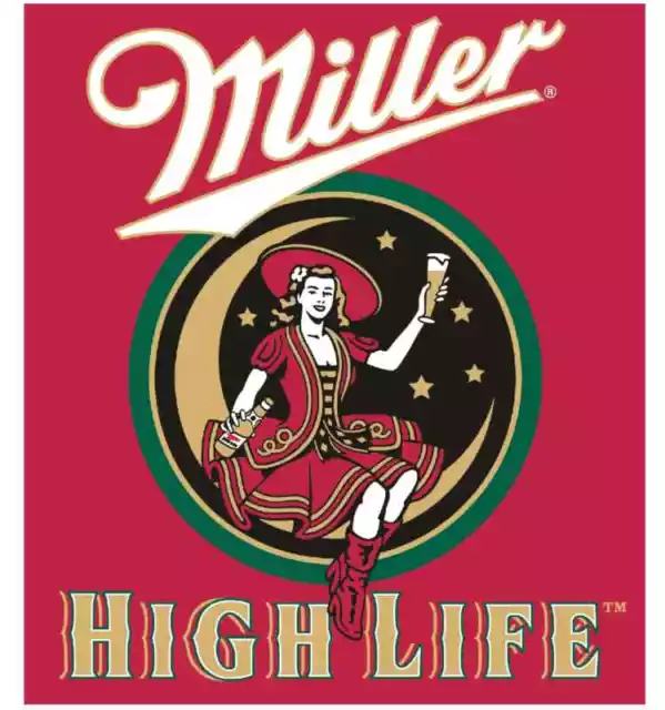 Miller High Life Sticker Phone Decal Water Bottle Stickers Car Decals ...