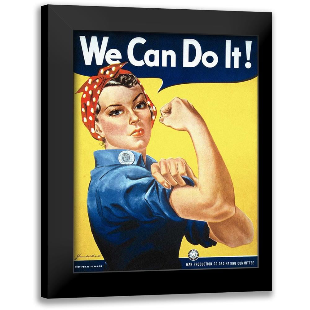 Miller, J. Howard 12x14 Black Modern Framed Museum Art Print Titled ...