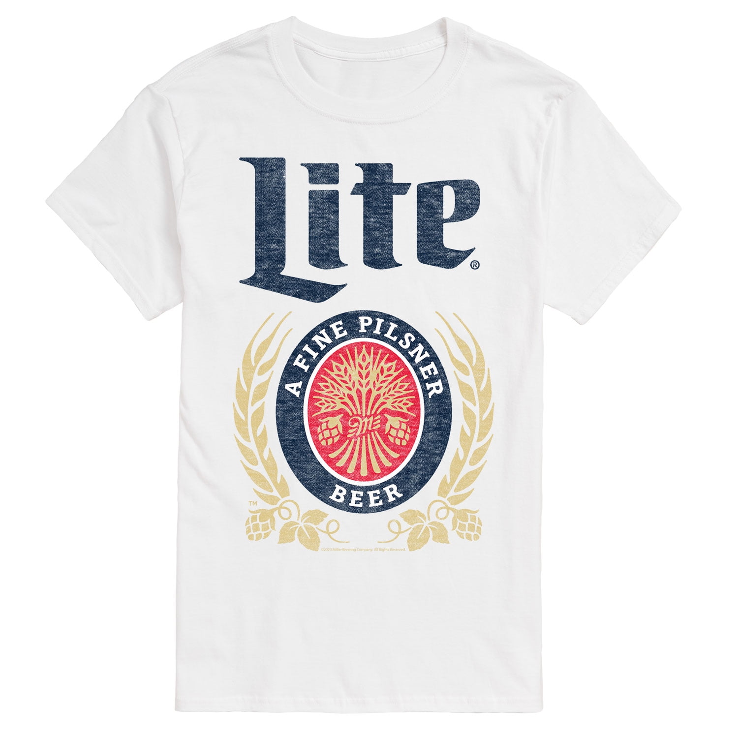 Miller Lite - Crest Logo - Men's Short Sleeve T-Shirt - Walmart.com