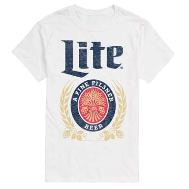 Tee Luv Men's Miller Lite Beer Logo Shirt (M) - Walmart.com