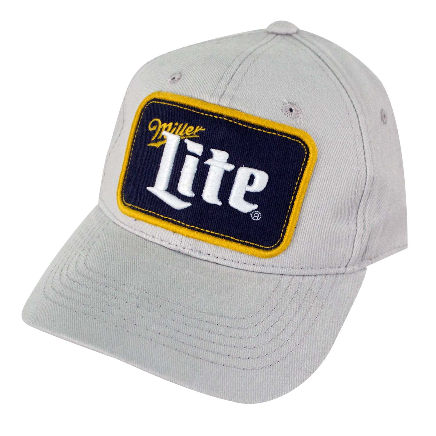 Miller Lite Patch Logo Snapback Hat - Walmart.com