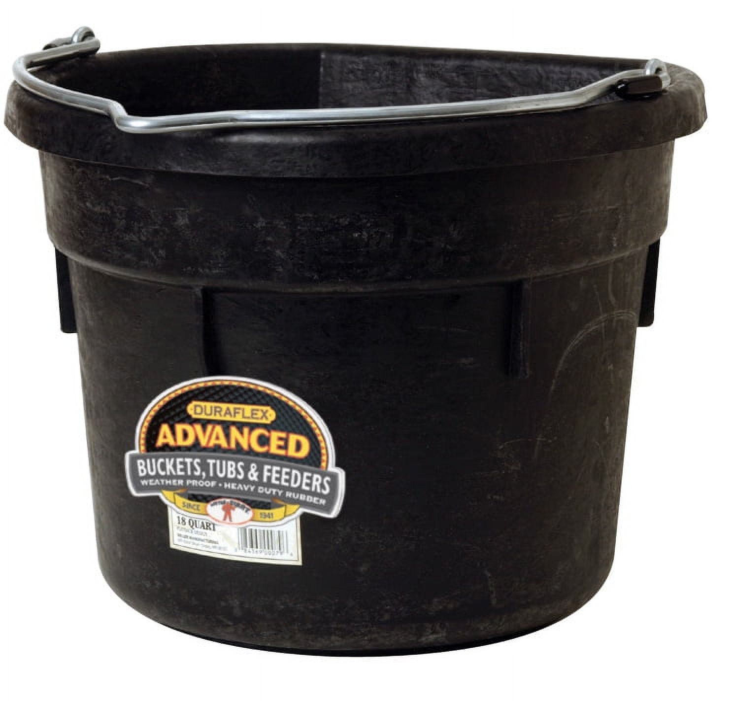 Miller Manufacturing 18qt Flat Back Bucket - Walmart.com