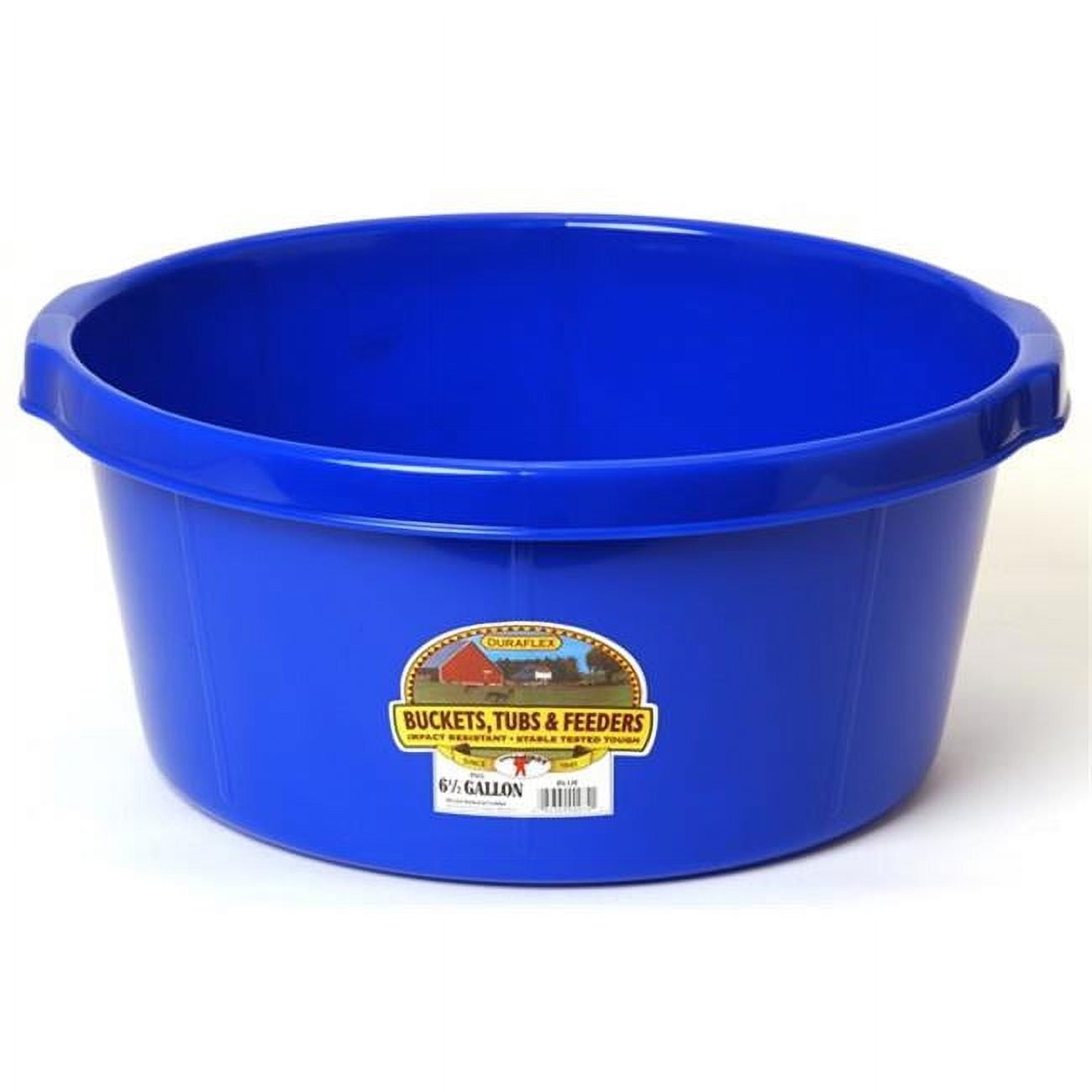 Miller Manufacturing 405080110 P65 6.5 gal Blue Plastic Tub, Blue ...