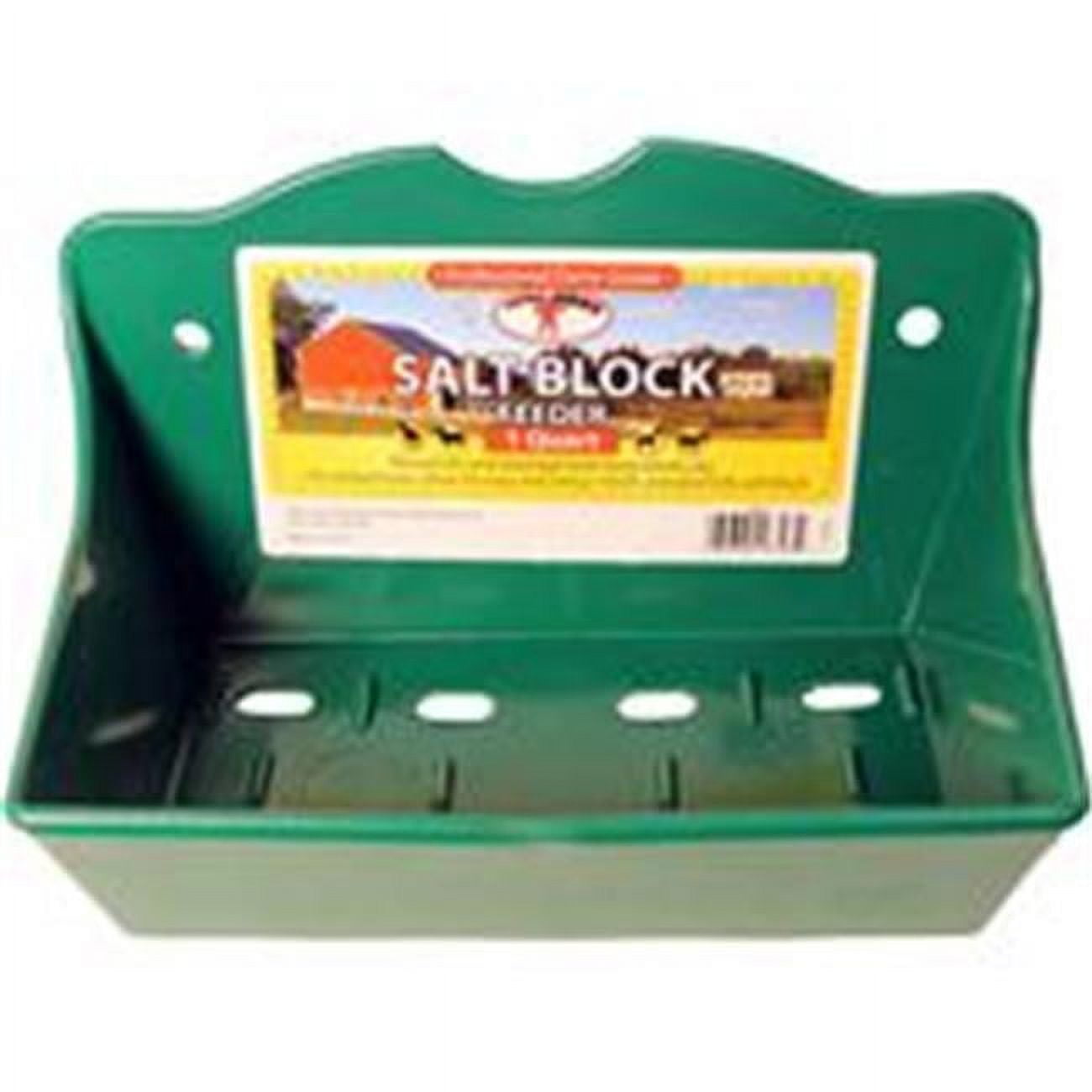 Miller Manufacturing 957833 Salt Brick Holder Flat Poly, Green ...
