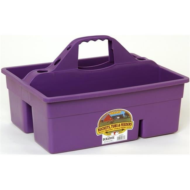 Miller Manufacturing DT6 Plastic Dura Tote Box, Purple - Walmart.com