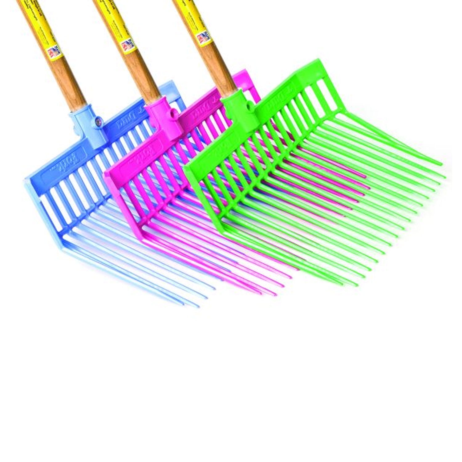 Miller Manufacturing Long Handled Wood DuraFork Bedding Forks, Set of 3 ...