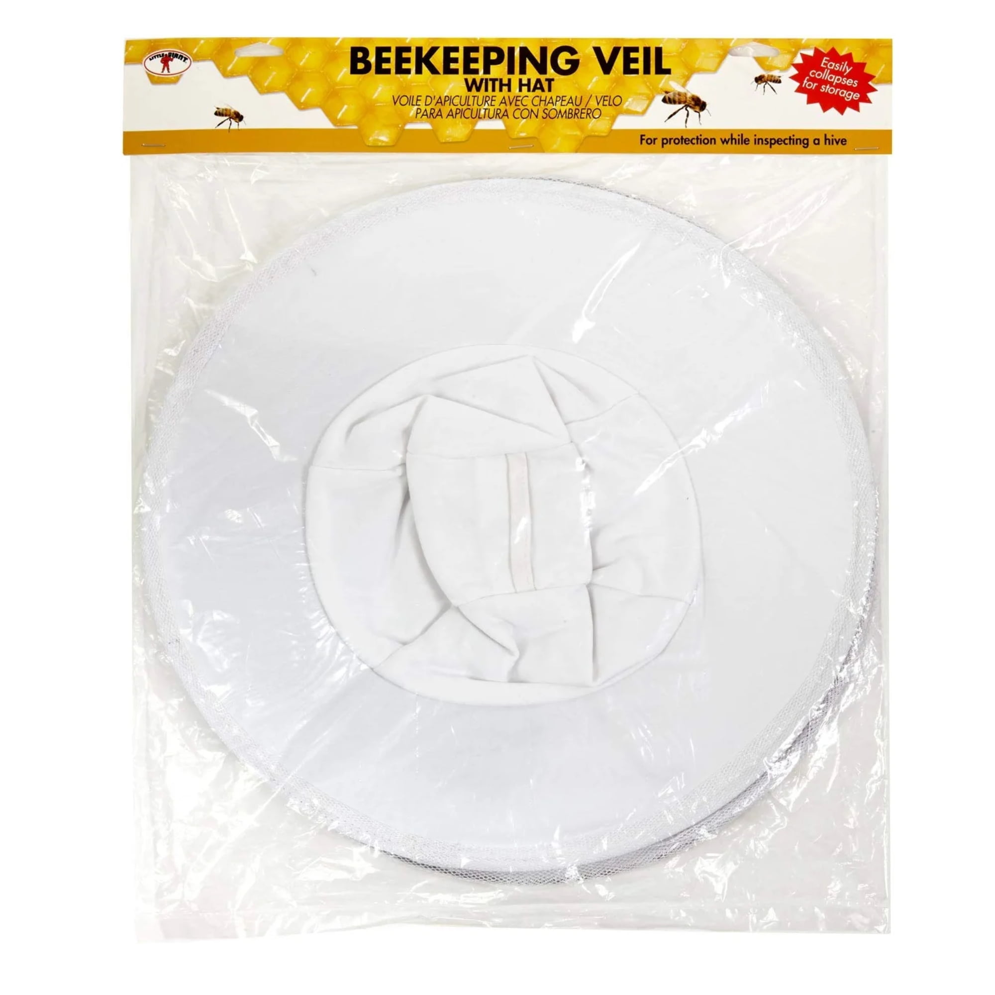 Miller Mfg 052839 Beekeeping Veil With Built-In Hat - Walmart.com