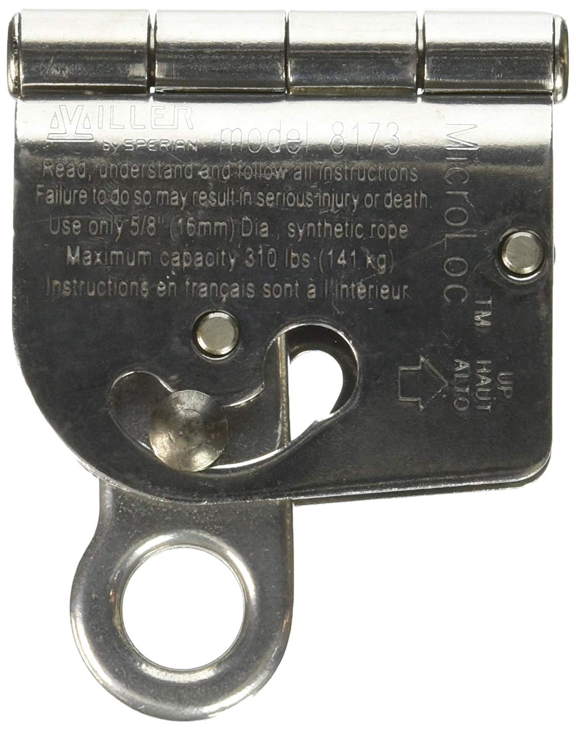 Miller MicroLocâ ¢ Trailing Wire Rope Grabs for 5/8-Inch Wire Rope ...