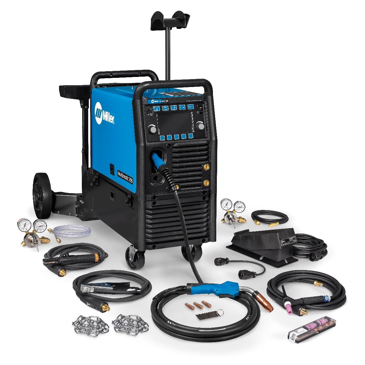 Miller Multimatic 255 Pulsed Multiprocess Welder w/Running Gea ...
