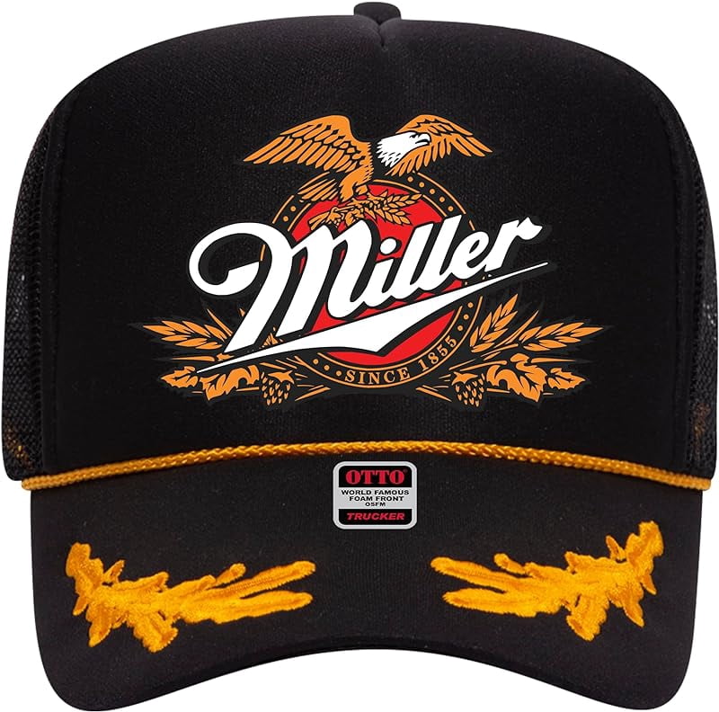 Miller Original Beer Trucker Hat - Premium Snapback for Men and Women ...