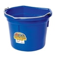 Miller P-22FBBLUE Flat-Back Plastic Bucket Blue - 22 qt - Walmart.com