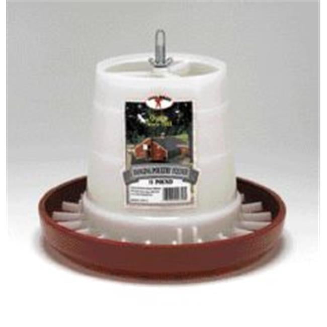 Miller PHF11 Hanging Poultry Feeder - White Red - 11 Pound - Walmart.com