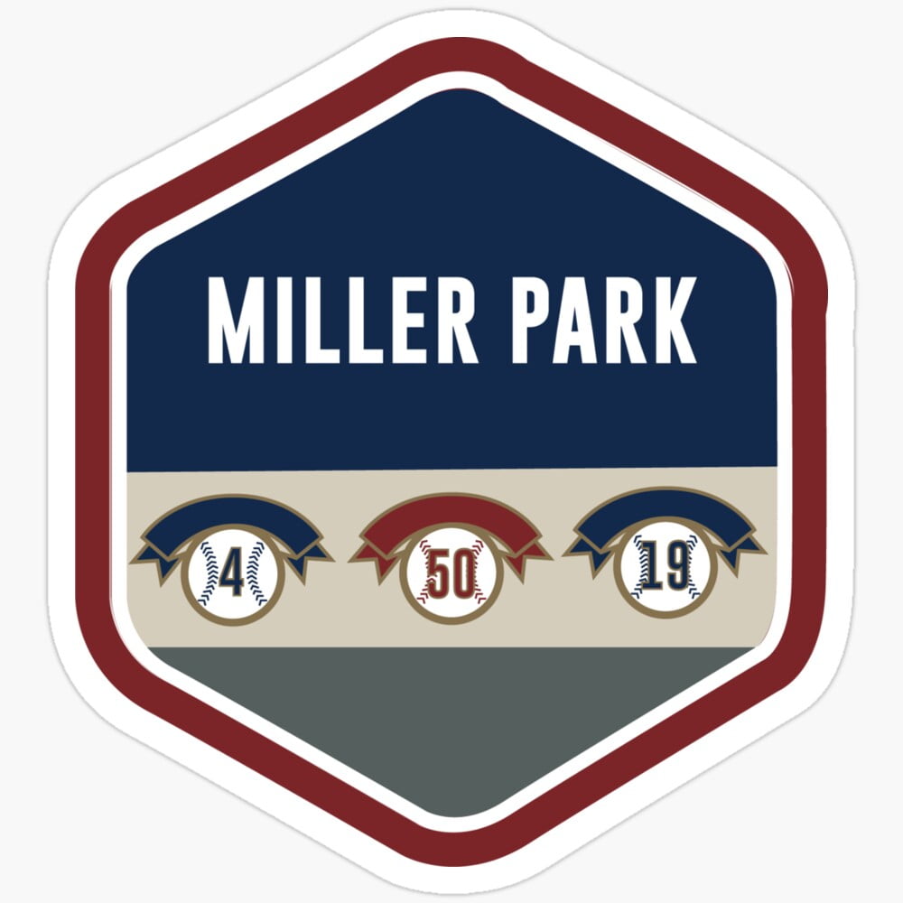 Miller Park Sticker Baseball Sticker, Football Sticker, Basketball ...