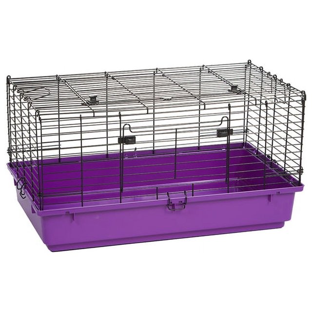 Miller Pet Lodge Plastic Rabbit Hutch Purple - Walmart.com