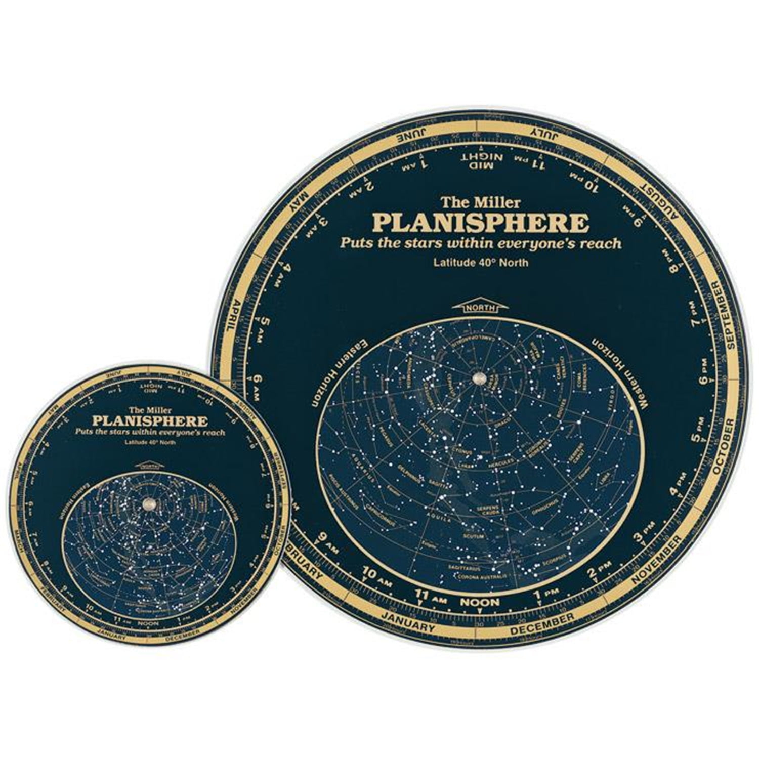 Miller Planisphere 40N/10.5 - Perfect Gift for Astronomy Enthusiasts ...