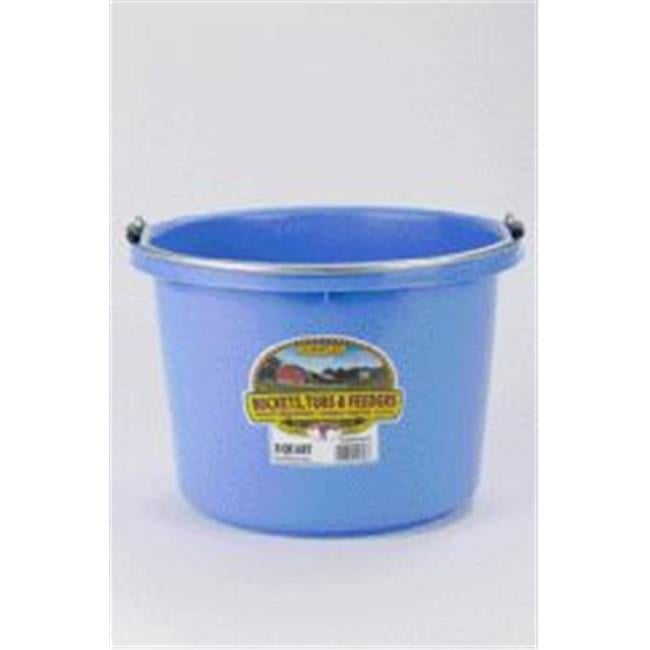 Miller Plastic Pail Blue 8 Quart - P8BLUEA - Walmart.com