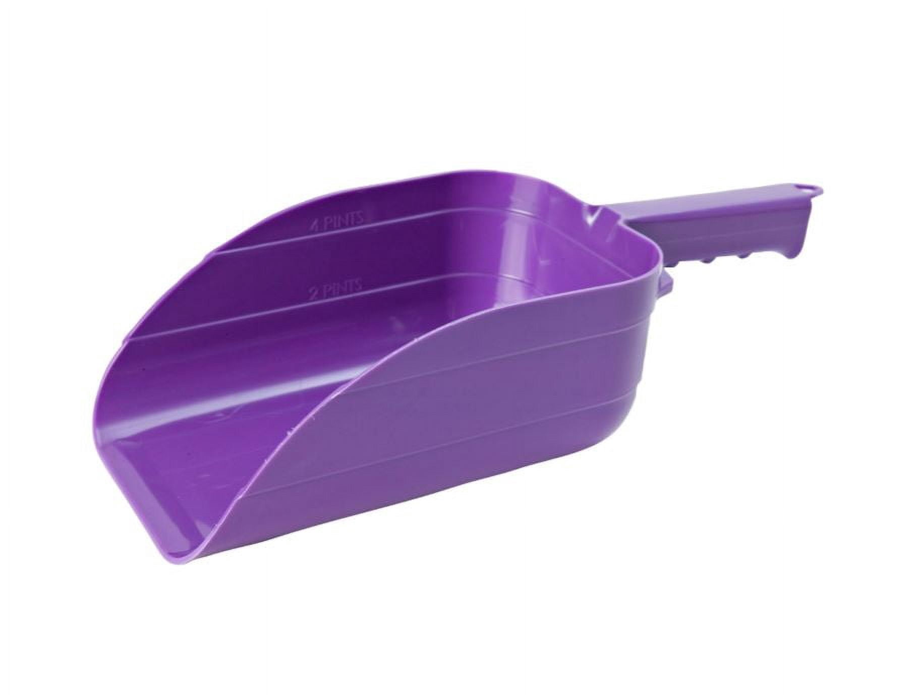Miller Plastic Utility Purple Feed Scoop Heavy Duty Farm Scoop ...