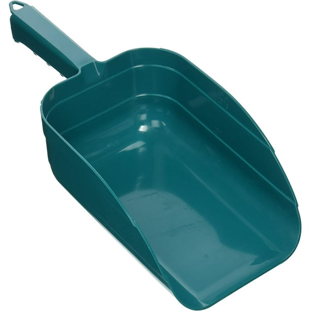 Miller Plastic Utility Teal Feed Scoop Heavy Duty Farm Scoop - Walmart ...