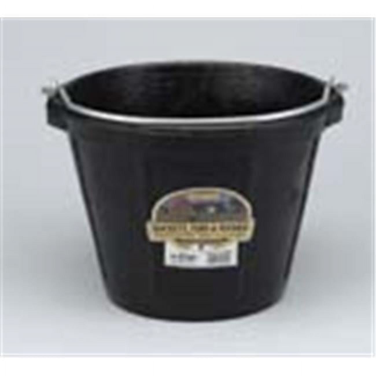 Miller Rubber All Purpose Pail Black 10 Quart - DF10 - Walmart.com