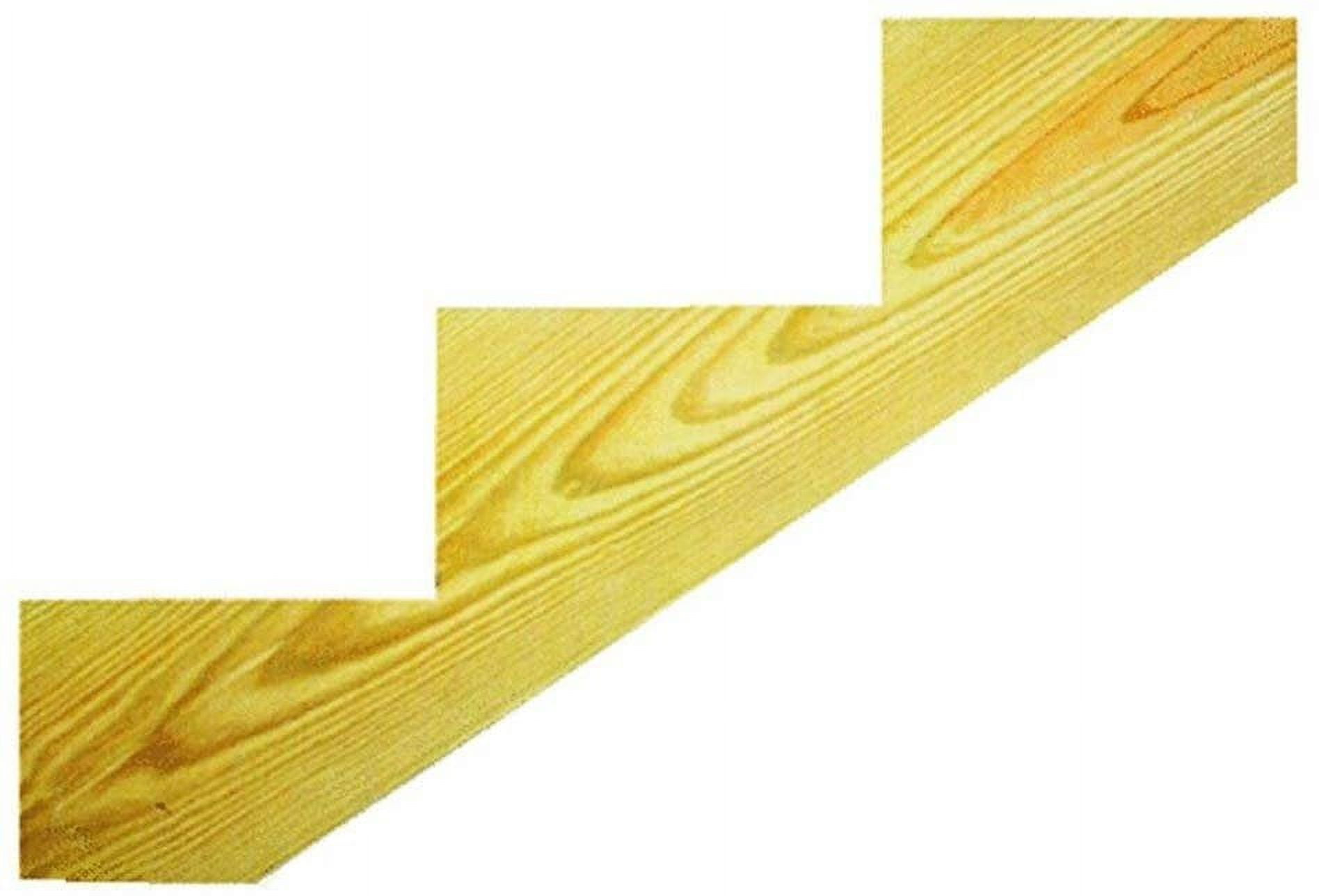 Miller Treated 3-Step Stringer SR-3SEL for Staircase, Pressure Treated ...