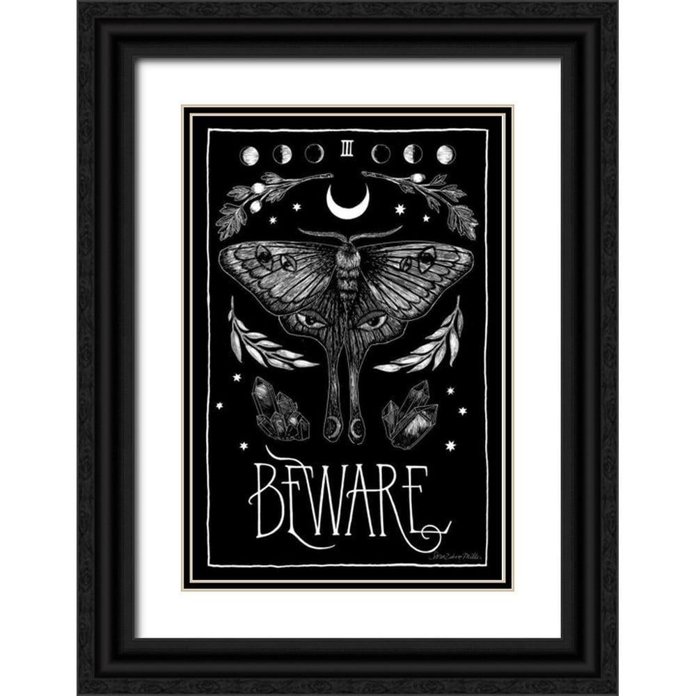 Miller, Sara Zieve 11x14 Black Ornate Wood Framed with Double Matting ...