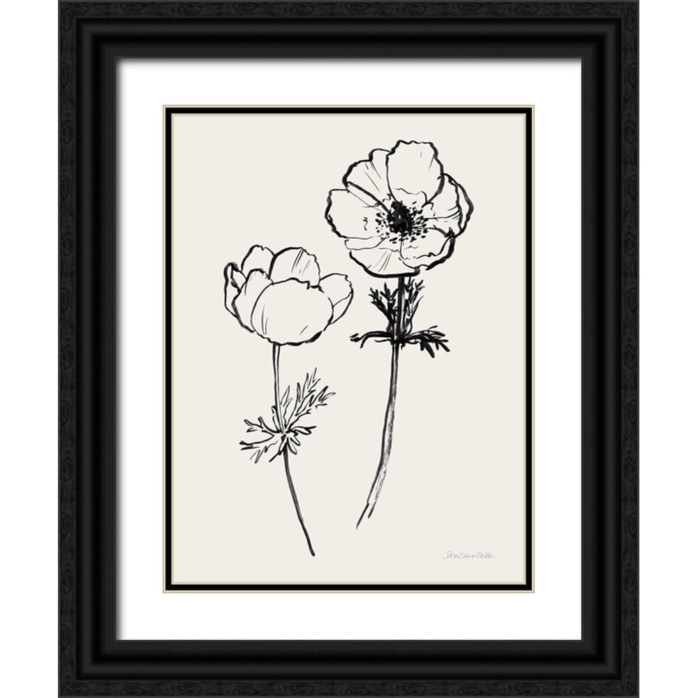 Miller, Sara Zieve 12x14 Black Ornate Wood Framed with Double Matting ...