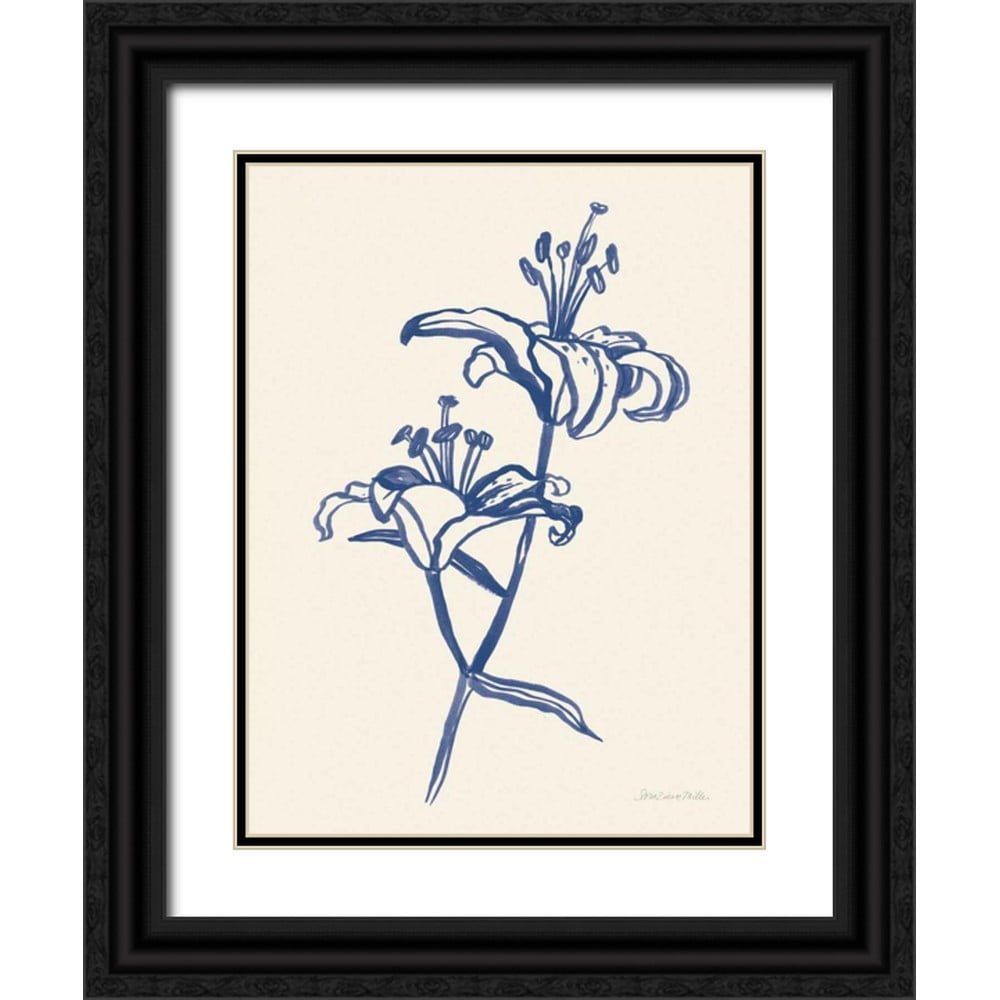 Miller, Sara Zieve 12x14 Black Ornate Wood Framed with Double Matting ...