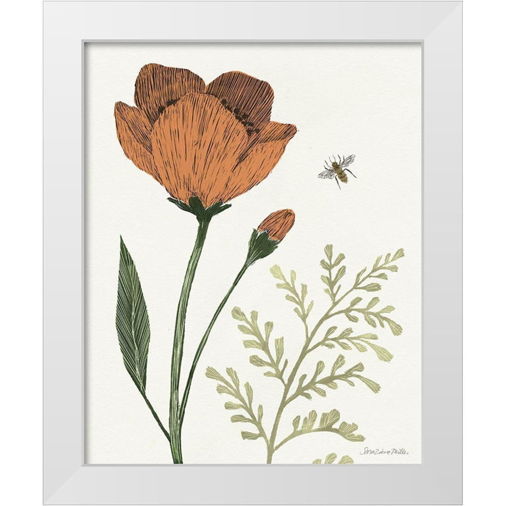 Miller, Sara Zieve 12x14 White Modern Wood Framed Museum Art Print ...