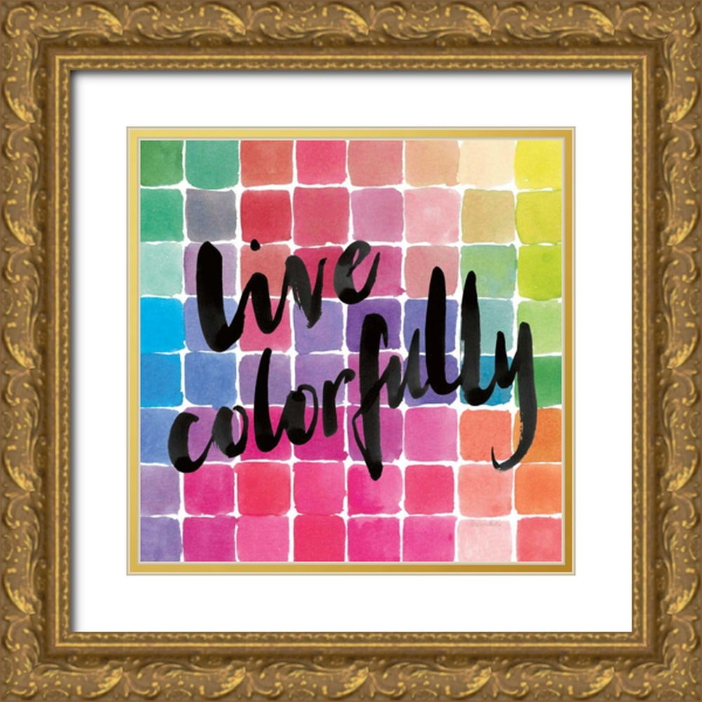 Miller, Sara Zieve 15x15 Gold Ornate Wood Framed with Double Matting ...