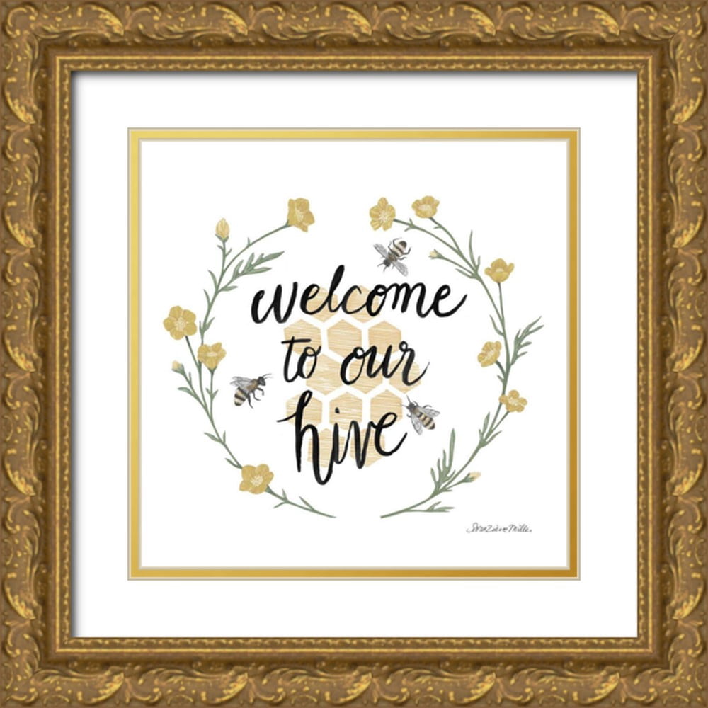 Miller, Sara Zieve 15x15 Gold Ornate Wood Framed with Double Matting ...